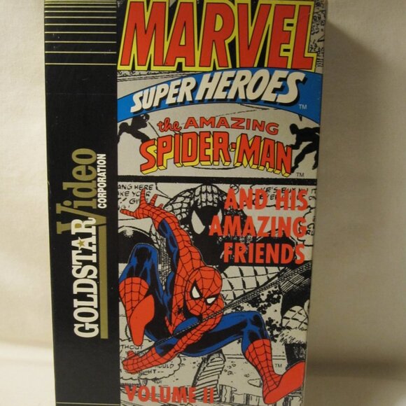 Marvel | Media | Rare 991 Marvel Super Heroes Vhs Tape The Amazing ...